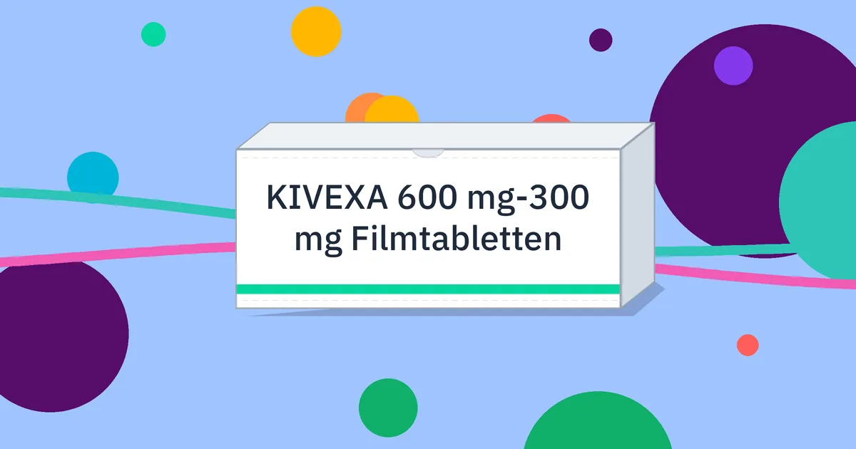 Symbolbild: Packung mit der Aufschrift KIVEXA 600 mg-300 mg Filmtabletten (PZN 02163893) – Verfügbarkeit und Bezug in Apotheken in Frankfurt am Main