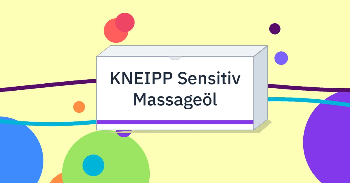 Symbolbild: Packung mit der Aufschrift KNEIPP Sensitiv Massageöl (PZN 19725243) – Verfügbarkeit und Bezug in Apotheken in Frankfurt am Main
