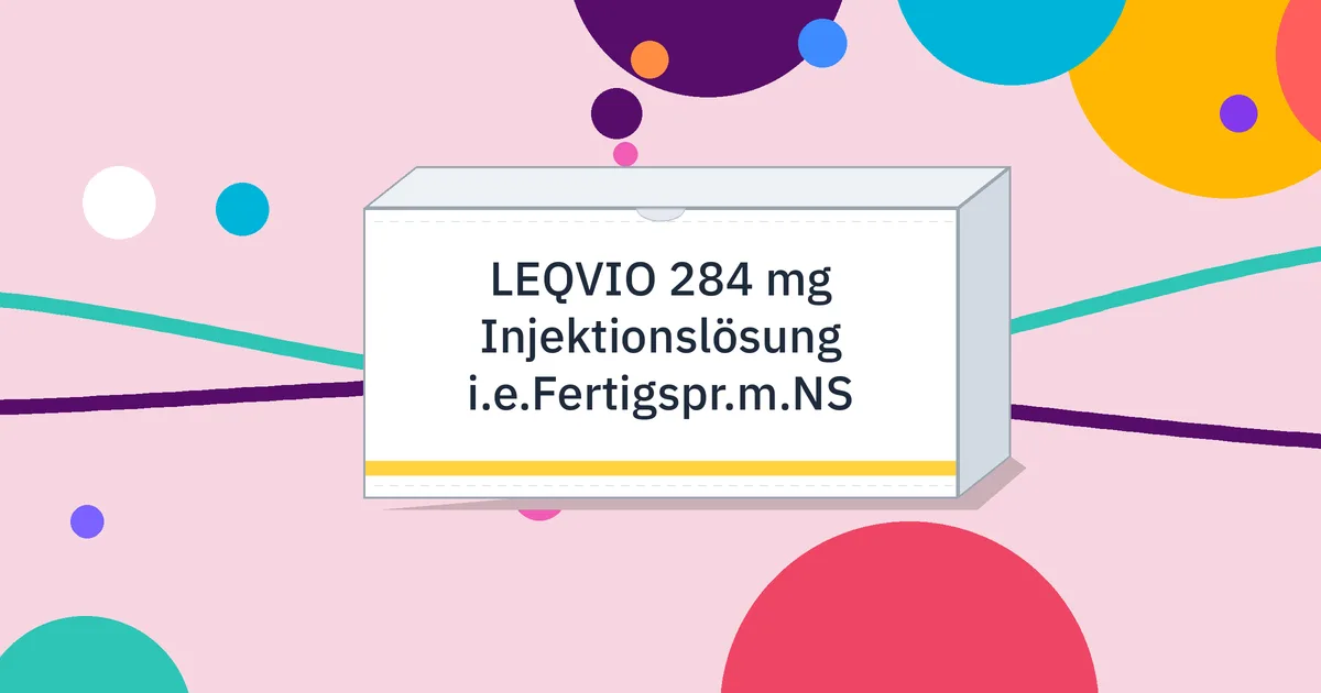Symbolbild: Packung mit der Aufschrift LEQVIO 284 mg Injektionslösung i.e.Fertigspr.m.NS (PZN 20509711) – Verfügbarkeit und Bezug in Apotheken in Frankfurt am Main