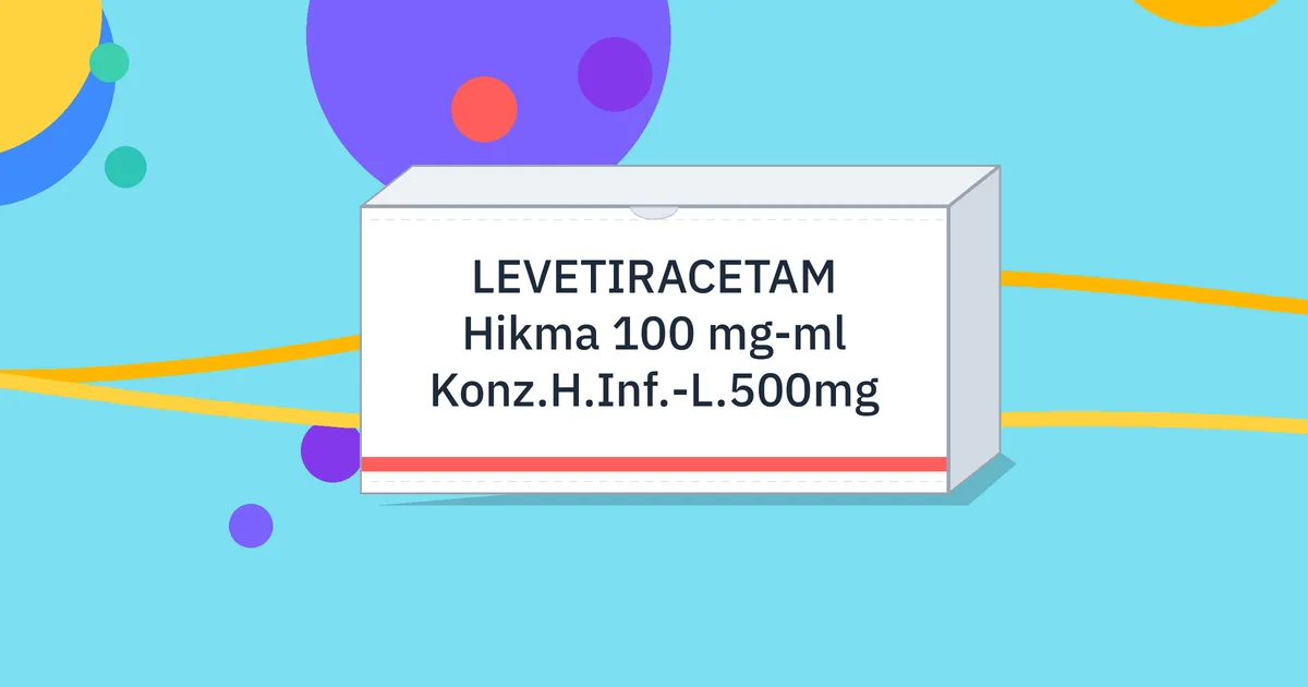 Symbolbild: Packung mit der Aufschrift LEVETIRACETAM Hikma 100 mg-ml Konz.H.Inf.-L.500mg (PZN 10853531) – Verfügbarkeit und Bezug in Apotheken in Frankfurt am Main