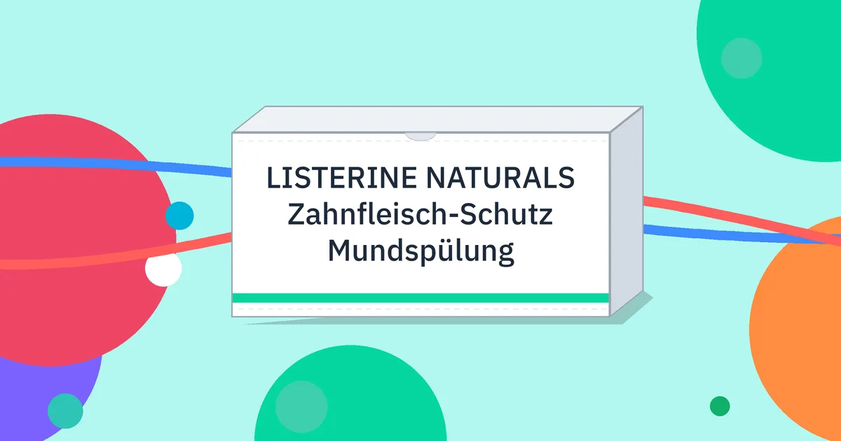 Symbolbild: Packung mit der Aufschrift LISTERINE NATURALS Zahnfleisch-Schutz Mundspülung (PZN 18754426) – Verfügbarkeit und Bezug in Apotheken in Frankfurt am Main