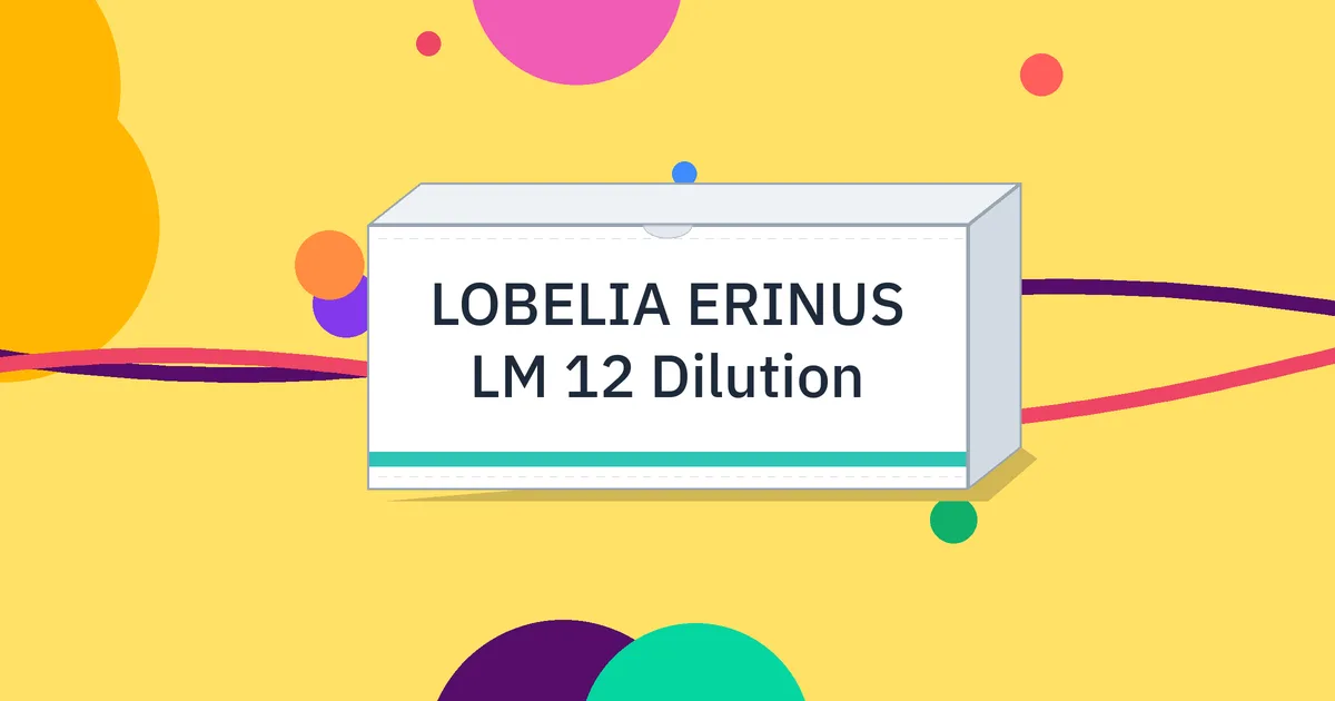 Symbolbild: Packung mit der Aufschrift LOBELIA ERINUS LM 12 Dilution (PZN 13533353) – Verfügbarkeit und Bezug in Apotheken in Frankfurt am Main