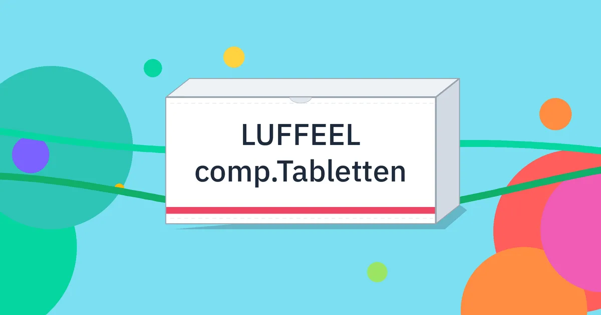 Symbolbild: Packung mit der Aufschrift LUFFEEL comp.Tabletten (PZN 01544653) – Verfügbarkeit und Bezug in Apotheken in Frankfurt am Main