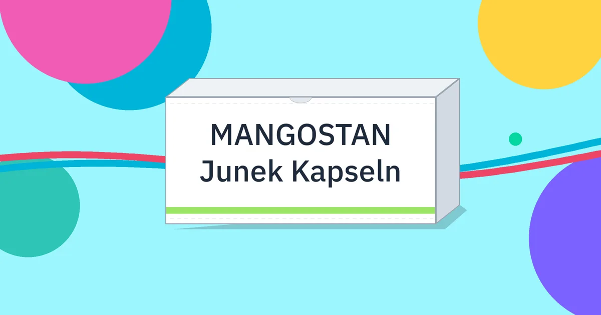 Symbolbild: Packung mit der Aufschrift MANGOSTAN Junek Kapseln (PZN 10230586) – Verfügbarkeit und Bezug in Apotheken in Frankfurt am Main