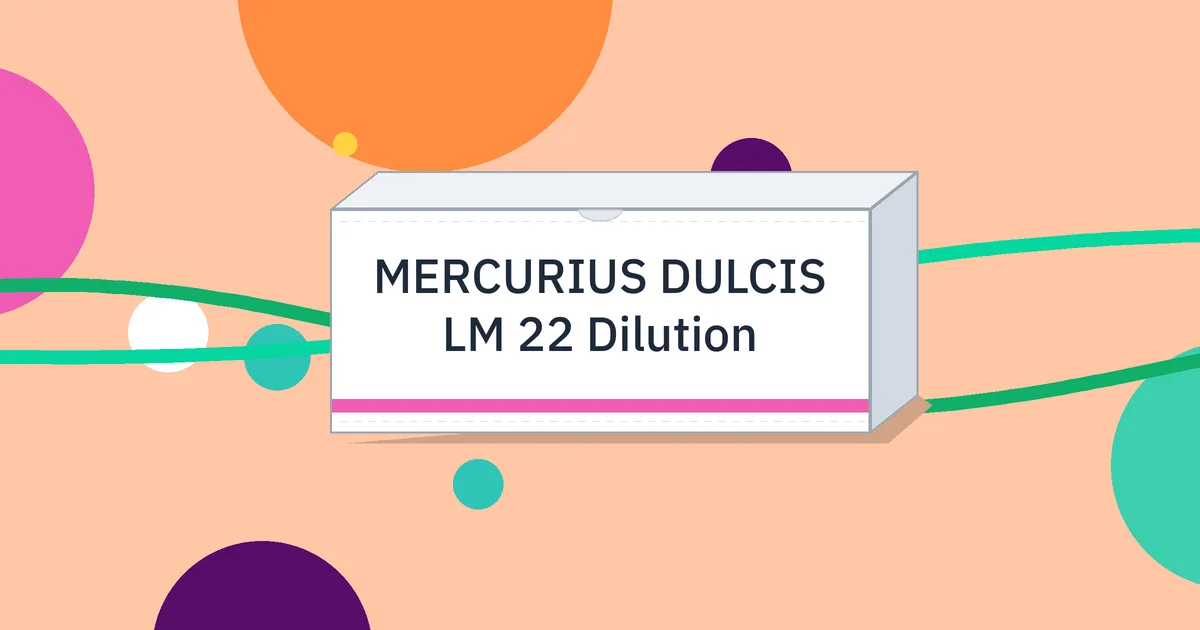 Symbolbild: Packung mit der Aufschrift MERCURIUS DULCIS LM 22 Dilution (PZN 12951479) – Verfügbarkeit und Bezug in Apotheken in Frankfurt am Main