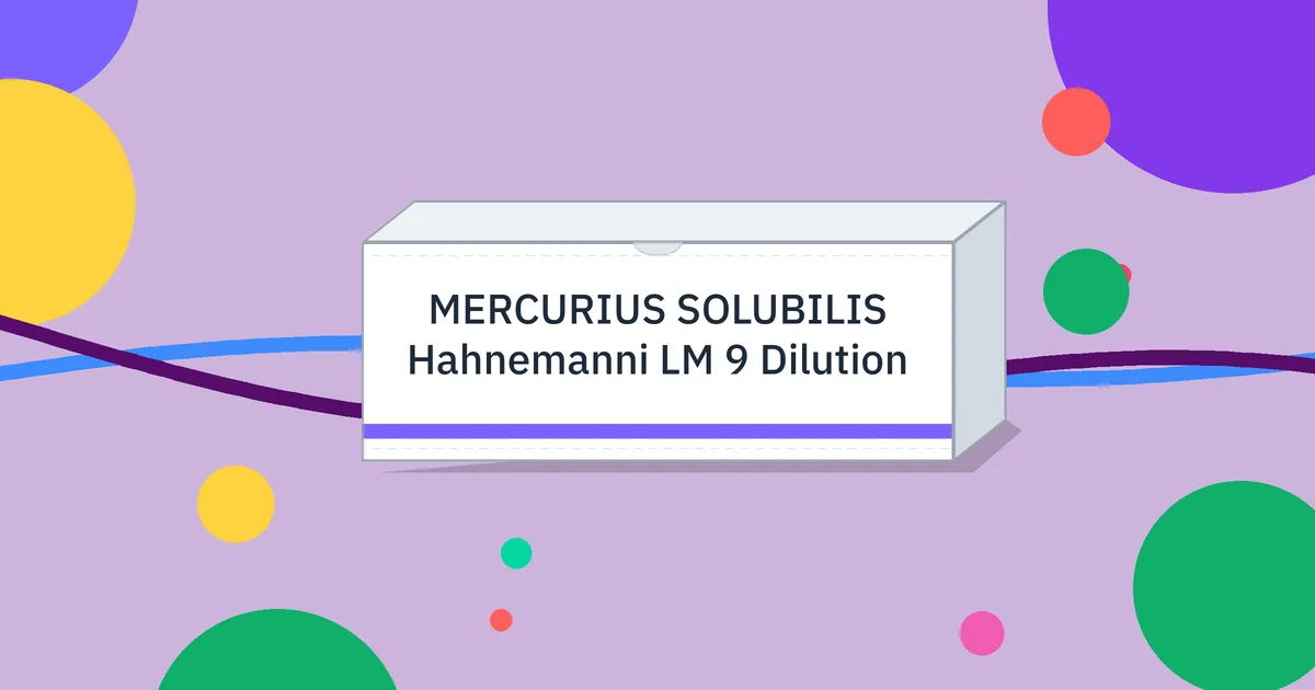 Symbolbild: Packung mit der Aufschrift MERCURIUS SOLUBILIS Hahnemanni LM 9 Dilution (PZN 12954035) – Verfügbarkeit und Bezug in Apotheken in Frankfurt am Main