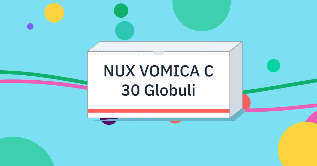 Symbolbild: Packung mit der Aufschrift NUX VOMICA C 30 Globuli (PZN 02803192) – Verfügbarkeit und Bezug in Apotheken in Frankfurt am Main
