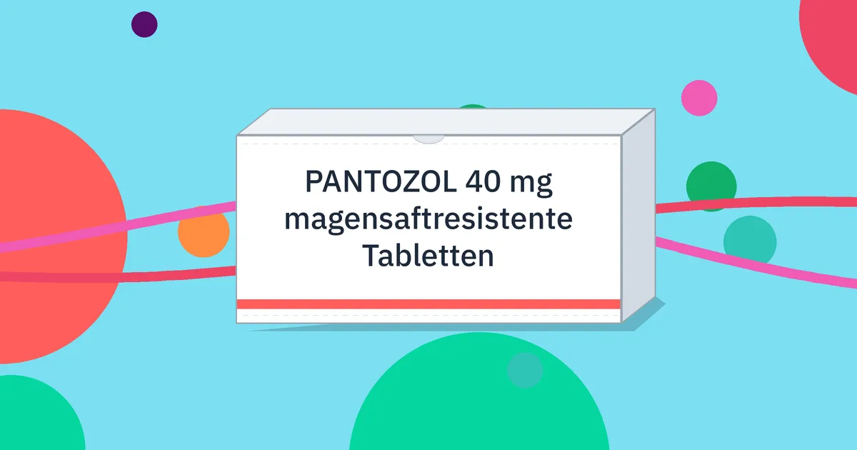 Symbolbild: Packung mit der Aufschrift PANTOZOL 40 mg magensaftresistente Tabletten (PZN 07265210) – Verfügbarkeit und Bezug in Apotheken in Frankfurt am Main