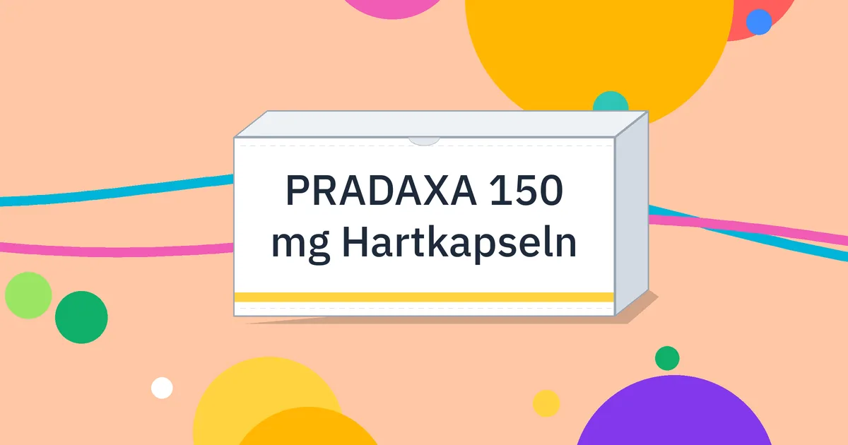 Symbolbild: Packung mit der Aufschrift PRADAXA 150 mg Hartkapseln (PZN 13059331) – Verfügbarkeit und Bezug in Apotheken in Frankfurt am Main