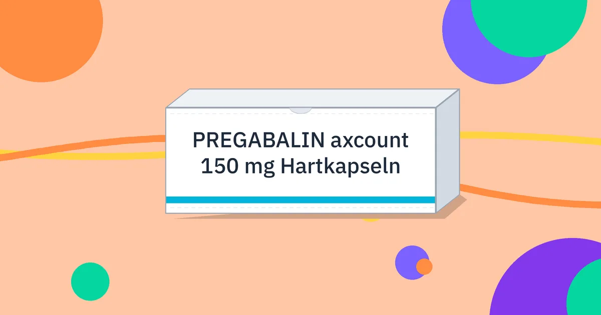 Symbolbild: Packung mit der Aufschrift PREGABALIN axcount 150 mg Hartkapseln (PZN 16360657) – Verfügbarkeit und Bezug in Apotheken in Frankfurt am Main