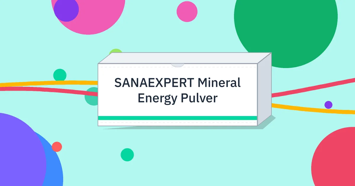 Symbolbild: Packung mit der Aufschrift SANAEXPERT Mineral Energy Pulver (PZN 03043576) – Verfügbarkeit und Bezug in Apotheken in Frankfurt am Main
