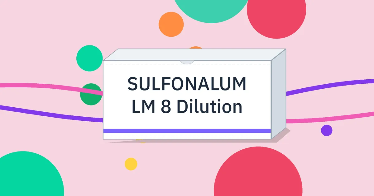 Symbolbild: Packung mit der Aufschrift SULFONALUM LM 8 Dilution (PZN 13209463) – Verfügbarkeit und Bezug in Apotheken in Frankfurt am Main