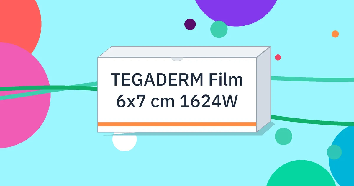 Symbolbild: Packung mit der Aufschrift TEGADERM Film 6x7 cm 1624W (PZN 05906998) – Verfügbarkeit und Bezug in Apotheken in Frankfurt am Main