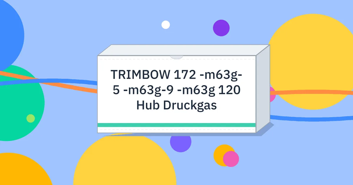 Symbolbild: Packung mit der Aufschrift TRIMBOW 172 -m63g-5 -m63g-9 -m63g 120 Hub Druckgas (PZN 20167067) – Verfügbarkeit und Bezug in Apotheken in Frankfurt am Main