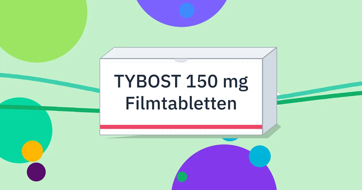 Symbolbild: Packung mit der Aufschrift TYBOST 150 mg Filmtabletten (PZN 10102003) – Verfügbarkeit und Bezug in Apotheken in Frankfurt am Main