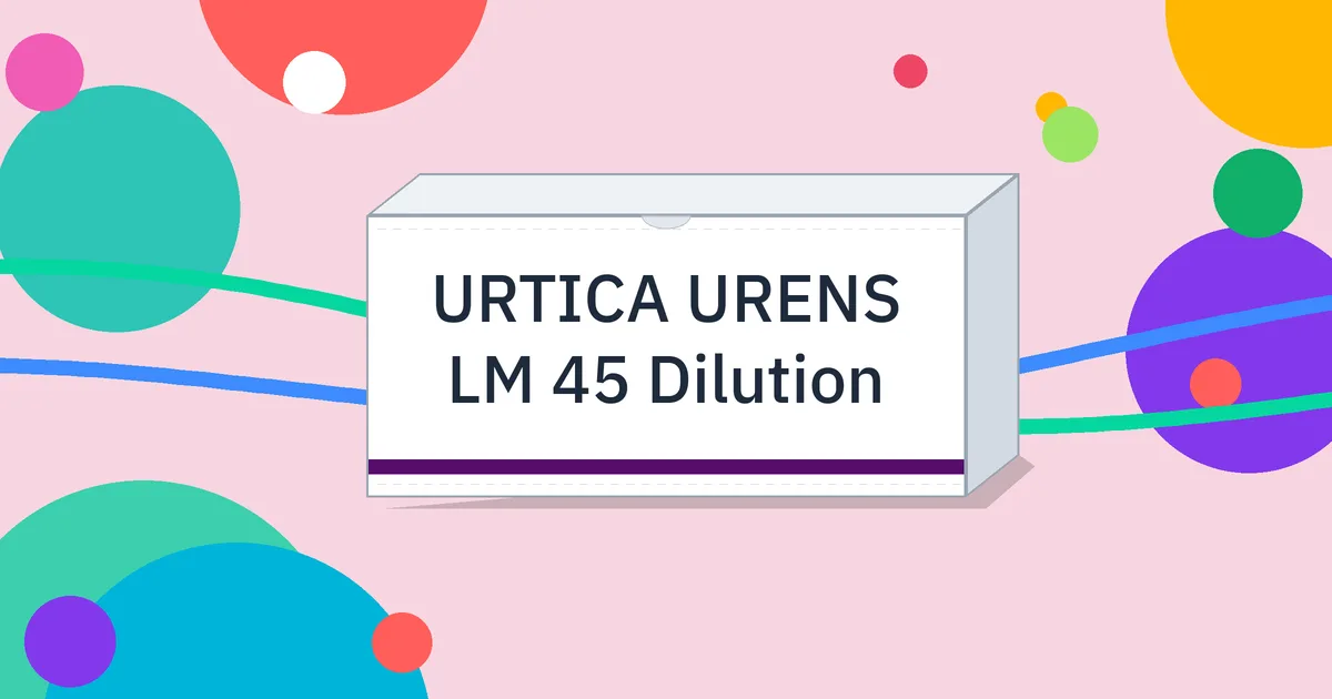 Symbolbild: Packung mit der Aufschrift URTICA URENS LM 45 Dilution (PZN 13257864) – Verfügbarkeit und Bezug in Apotheken in Frankfurt am Main