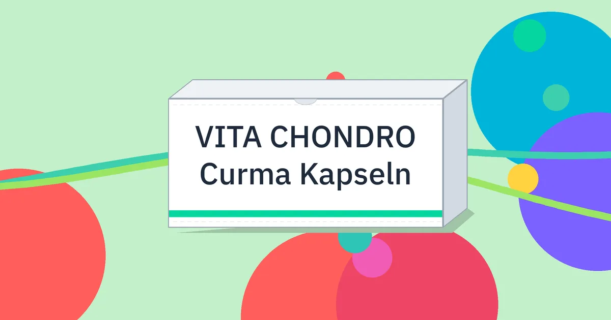 Symbolbild: Packung mit der Aufschrift VITA CHONDRO Curma Kapseln (PZN 15023685) – Verfügbarkeit und Bezug in Apotheken in Frankfurt am Main