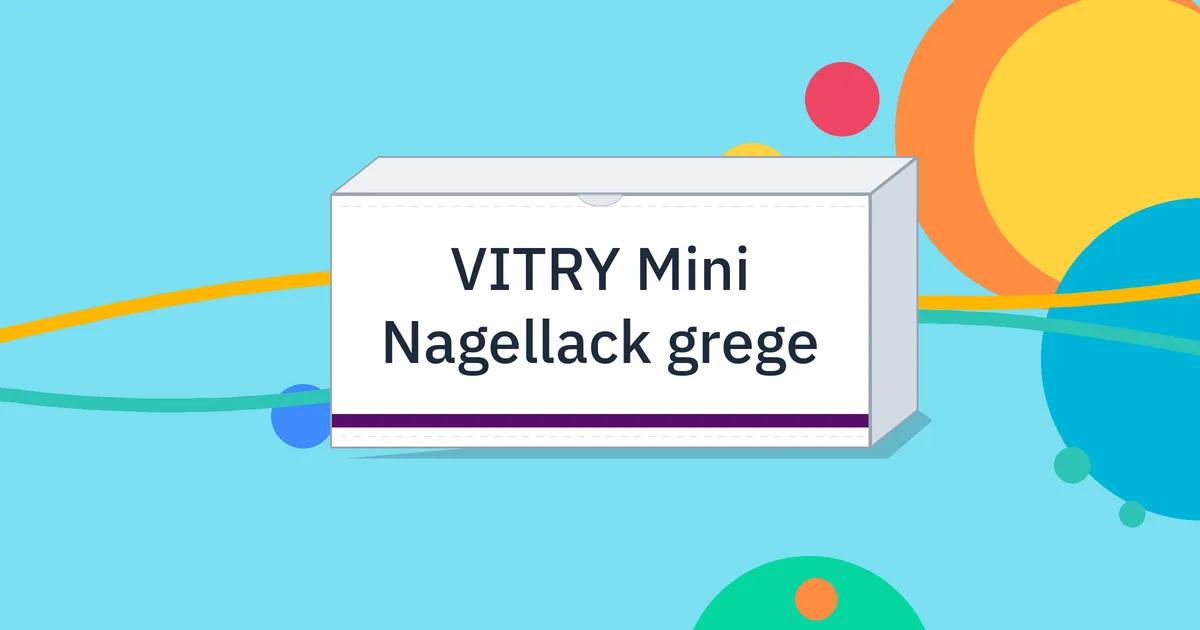Symbolbild: Packung mit der Aufschrift VITRY Mini Nagellack grege (PZN 13969518) – Verfügbarkeit und Bezug in Apotheken in Frankfurt am Main