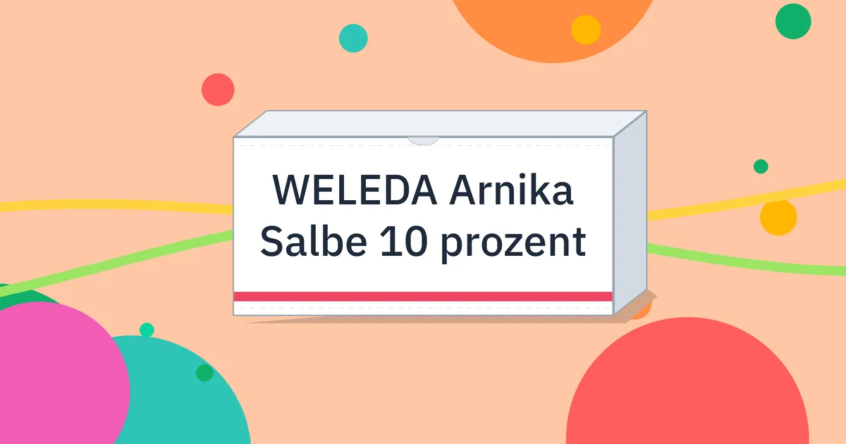 Symbolbild: Packung mit der Aufschrift WELEDA Arnika Salbe 10 prozent (PZN 06888067) – Verfügbarkeit und Bezug in Apotheken in Frankfurt am Main