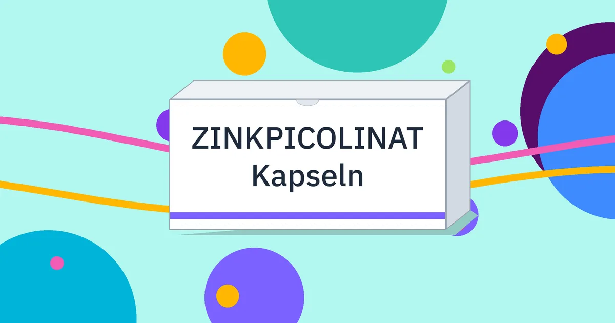 Symbolbild: Packung mit der Aufschrift ZINKPICOLINAT Kapseln (PZN 18771229) – Verfügbarkeit und Bezug in Apotheken in Frankfurt am Main