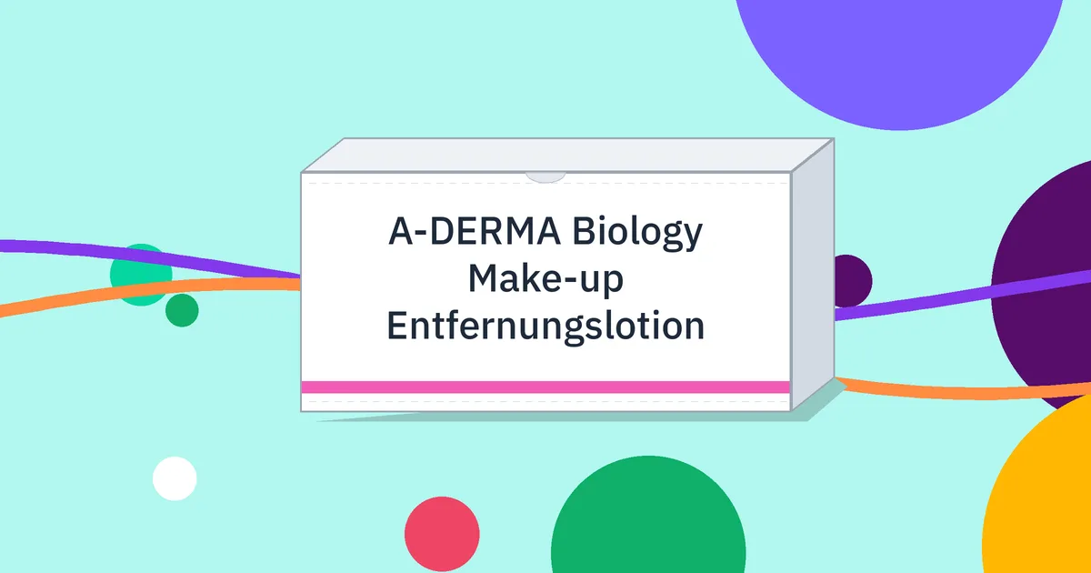 Symbolbild: Packung mit der Aufschrift A-DERMA Biology Make-up Entfernungslotion (PZN 16830815) – Verfügbarkeit und Bezug in Apotheken in Frankfurt am Main