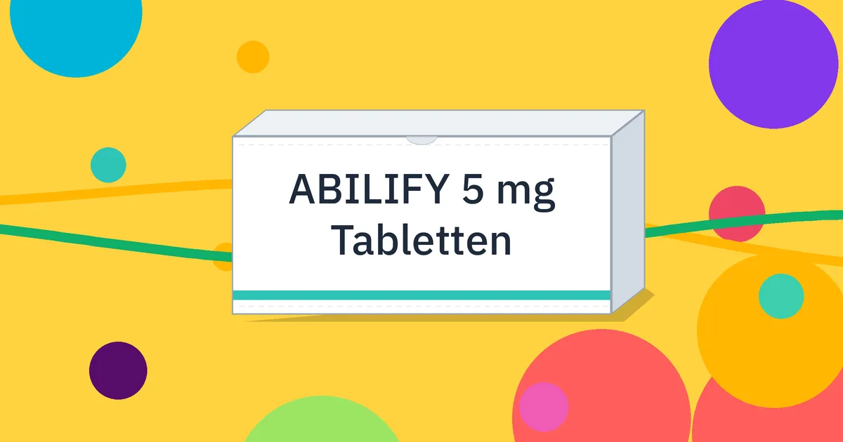 Symbolbild: Packung mit der Aufschrift ABILIFY 5 mg Tabletten (PZN 10070680) – Verfügbarkeit und Bezug in Apotheken in Frankfurt am Main