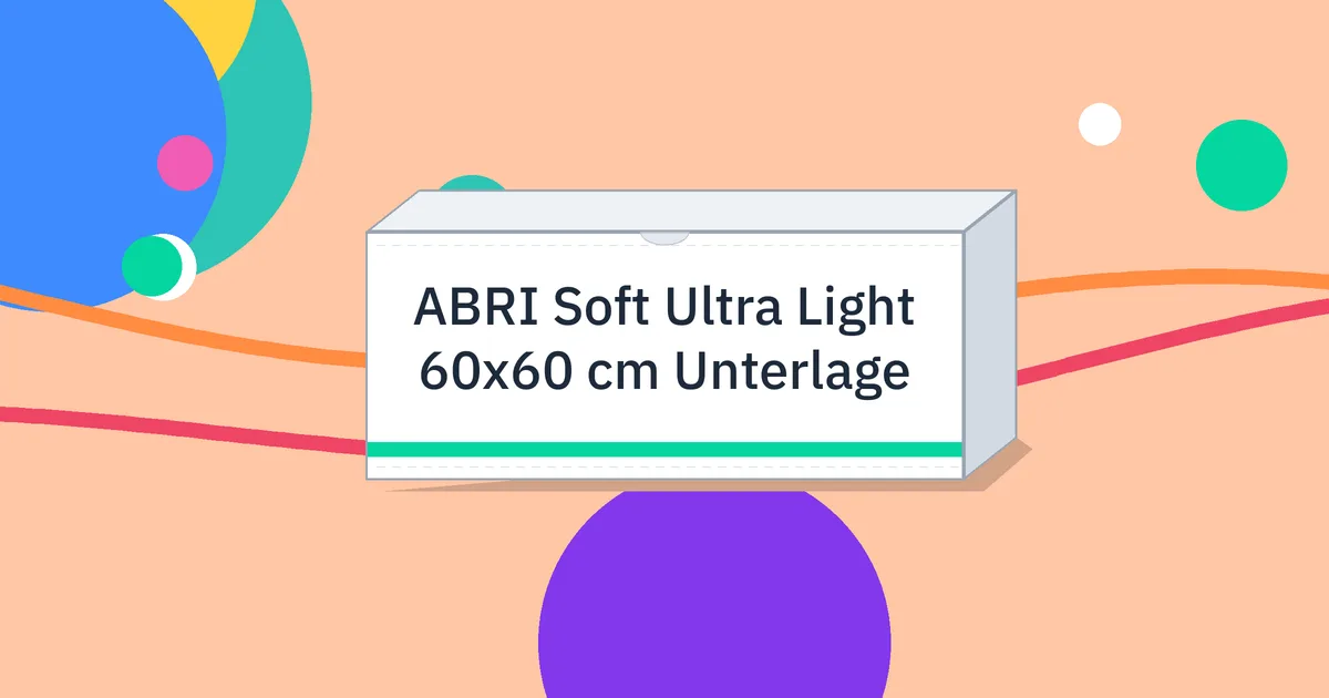 Symbolbild: Packung mit der Aufschrift ABRI Soft Ultra Light 60x60 cm Unterlage (PZN 14219179) – Verfügbarkeit und Bezug in Apotheken in Frankfurt am Main
