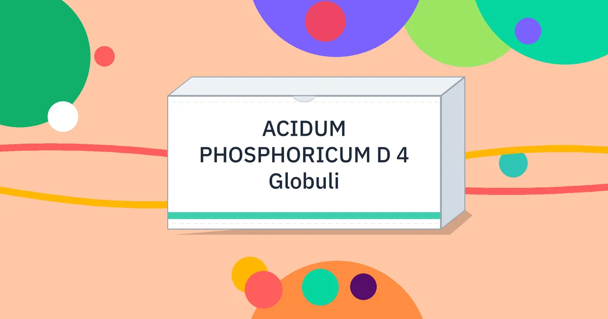 Symbolbild: Packung mit der Aufschrift ACIDUM PHOSPHORICUM D 4 Globuli (PZN 04201132) – Verfügbarkeit und Bezug in Apotheken in Frankfurt am Main