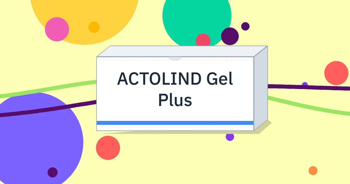 Symbolbild: Packung mit der Aufschrift ACTOLIND Gel Plus (PZN 19901533) – Verfügbarkeit und Bezug in Apotheken in Frankfurt am Main