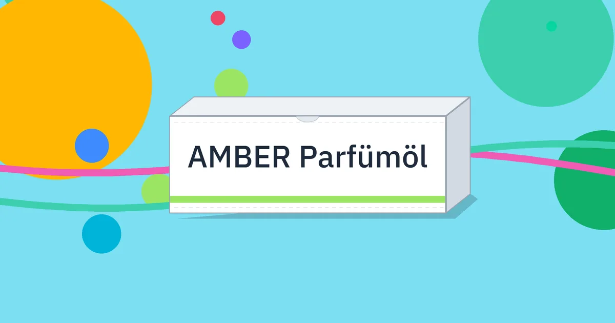 Symbolbild: Packung mit der Aufschrift AMBER Parfümöl (PZN 01992417) – Verfügbarkeit und Bezug in Apotheken in Frankfurt am Main