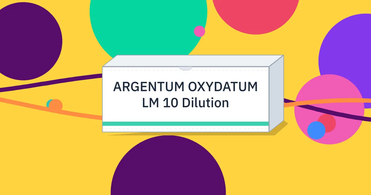 Symbolbild: Packung mit der Aufschrift ARGENTUM OXYDATUM LM 10 Dilution (PZN 12769065) – Verfügbarkeit und Bezug in Apotheken in Frankfurt am Main