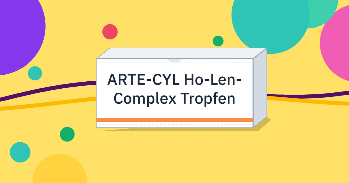 Symbolbild: Packung mit der Aufschrift ARTE-CYL Ho-Len-Complex Tropfen (PZN 07185994) – Verfügbarkeit und Bezug in Apotheken in Frankfurt am Main