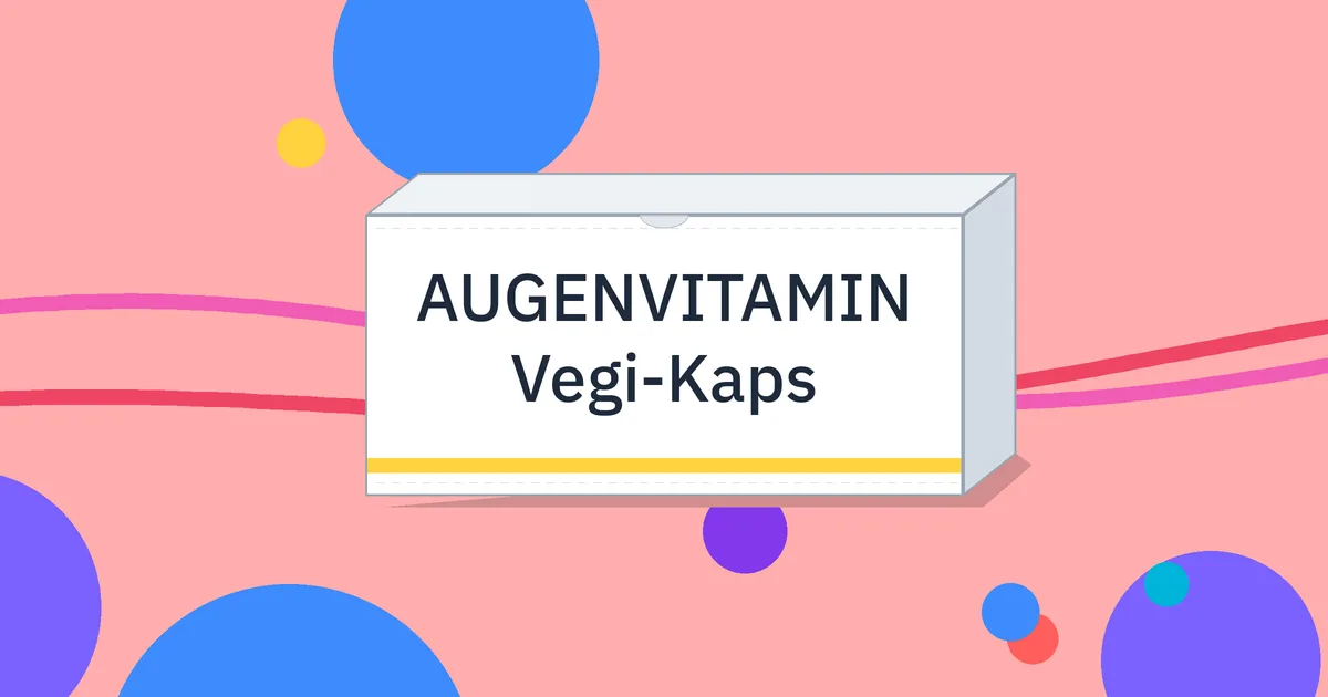 Symbolbild: Packung mit der Aufschrift AUGENVITAMIN Vegi-Kaps (PZN 06735197) – Verfügbarkeit und Bezug in Apotheken in Frankfurt am Main