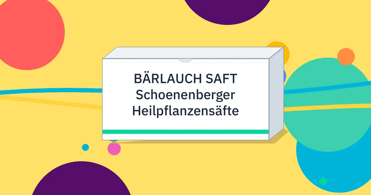 Symbolbild: Packung mit der Aufschrift BÄRLAUCH SAFT Schoenenberger Heilpflanzensäfte (PZN 00699744) – Verfügbarkeit und Bezug in Apotheken in Frankfurt am Main