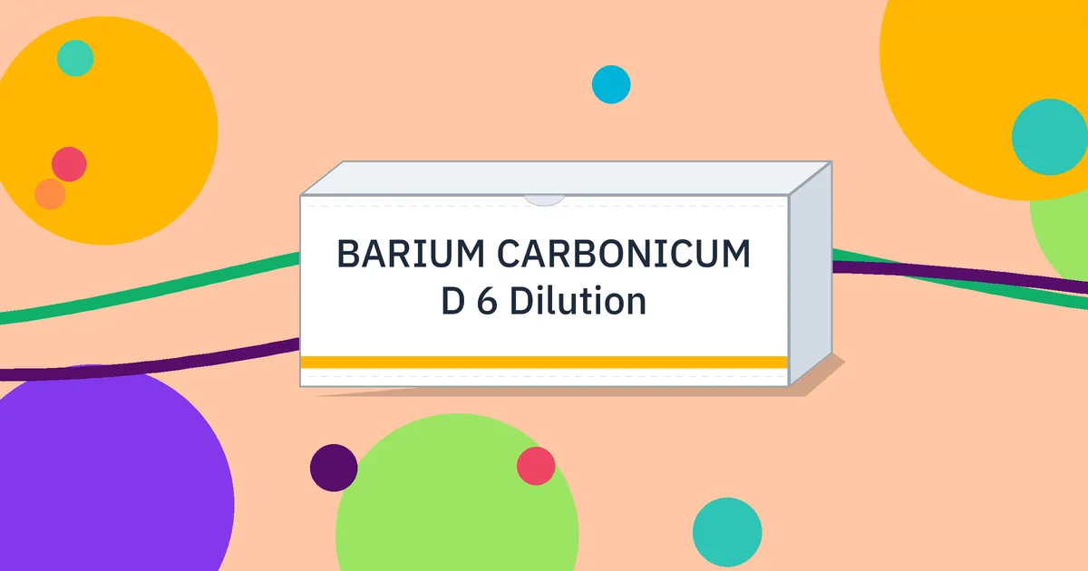 Symbolbild: Packung mit der Aufschrift BARIUM CARBONICUM D 6 Dilution (PZN 02894384) – Verfügbarkeit und Bezug in Apotheken in Frankfurt am Main