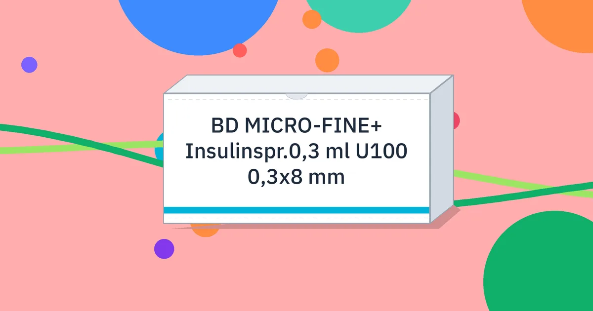 Symbolbild: Packung mit der Aufschrift BD MICRO-FINE+ Insulinspr.0,3 ml U100 0,3x8 mm (PZN 10030479) – Verfügbarkeit und Bezug in Apotheken in Frankfurt am Main