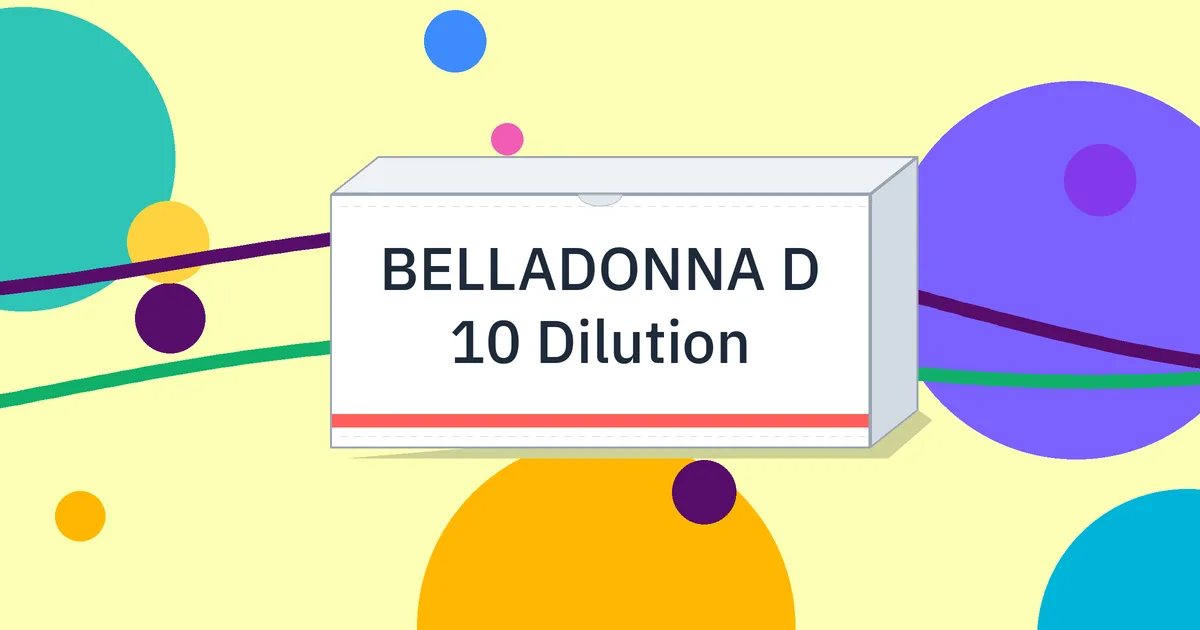 Symbolbild: Packung mit der Aufschrift BELLADONNA D 10 Dilution (PZN 04775844) – Verfügbarkeit und Bezug in Apotheken in Frankfurt am Main
