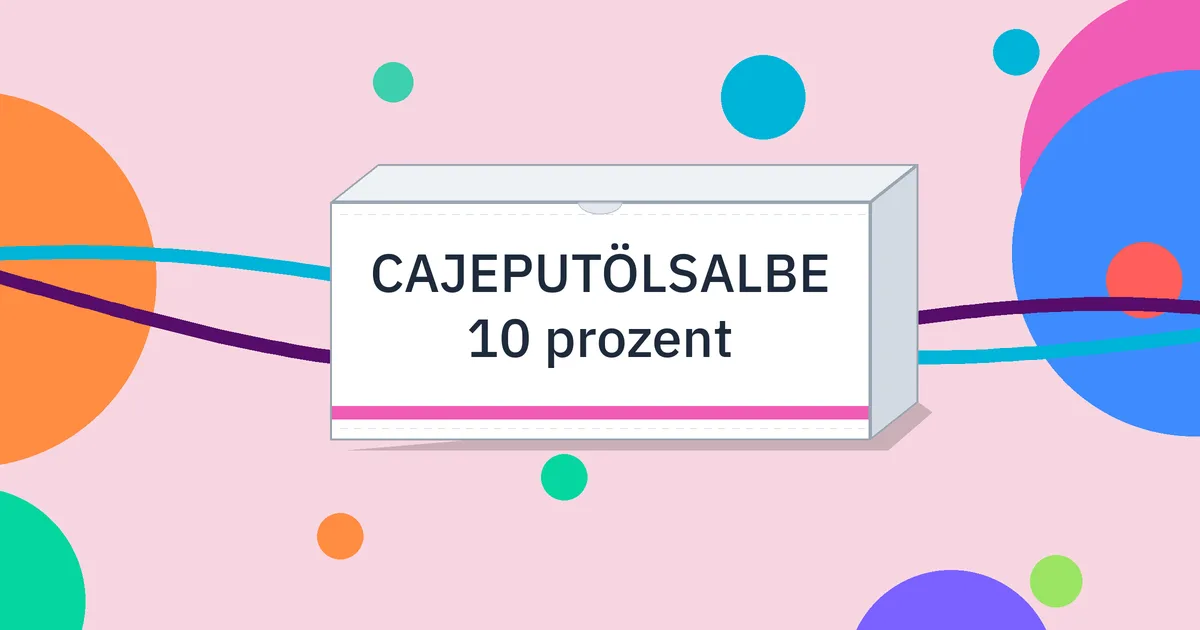 Symbolbild: Packung mit der Aufschrift CAJEPUTÖLSALBE 10 prozent (PZN 15237475) – Verfügbarkeit und Bezug in Apotheken in Frankfurt am Main