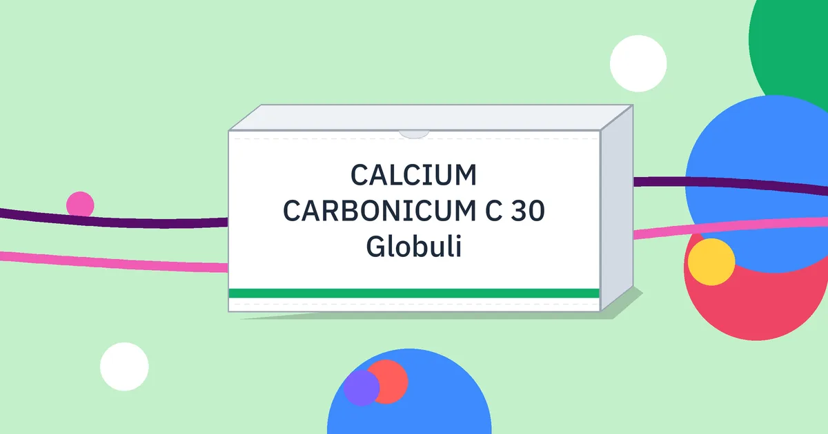 Symbolbild: Packung mit der Aufschrift CALCIUM CARBONICUM C 30 Globuli (PZN 19417398) – Verfügbarkeit und Bezug in Apotheken in Frankfurt am Main