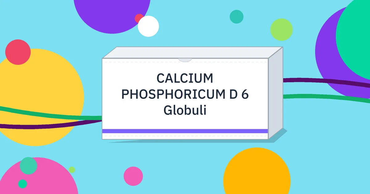 Symbolbild: Packung mit der Aufschrift CALCIUM PHOSPHORICUM D 6 Globuli (PZN 20409292) – Verfügbarkeit und Bezug in Apotheken in Frankfurt am Main