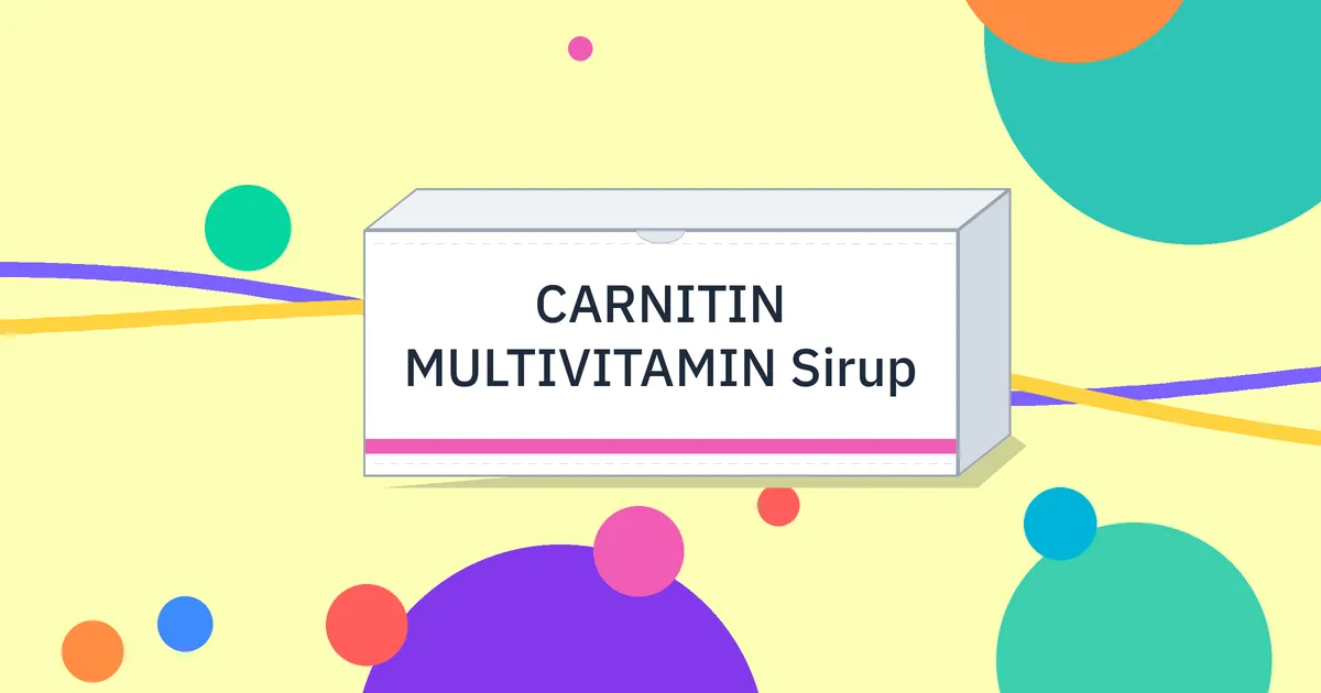 Symbolbild: Packung mit der Aufschrift CARNITIN MULTIVITAMIN Sirup (PZN 01887548) – Verfügbarkeit und Bezug in Apotheken in Frankfurt am Main