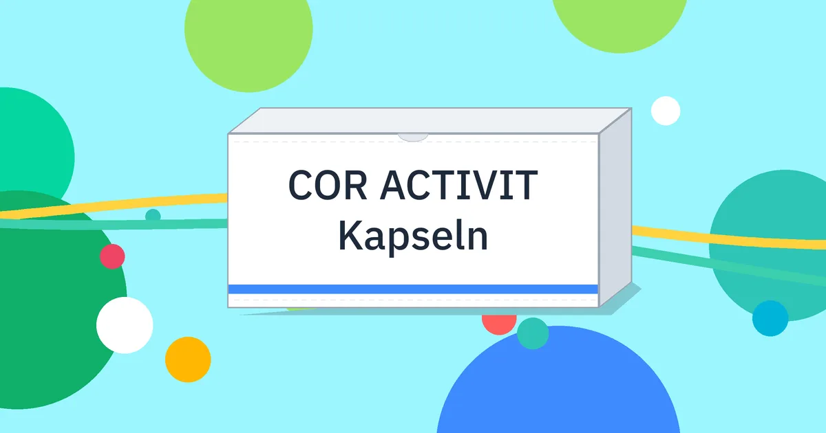 Symbolbild: Packung mit der Aufschrift COR ACTIVIT Kapseln (PZN 06572097) – Verfügbarkeit und Bezug in Apotheken in Frankfurt am Main