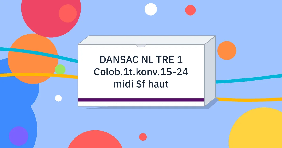 Symbolbild: Packung mit der Aufschrift DANSAC NL TRE 1 Colob.1t.konv.15-24 midi Sf haut (PZN 16197424) – Verfügbarkeit und Bezug in Apotheken in Frankfurt am Main
