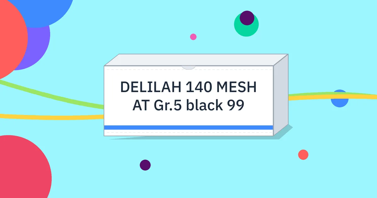 Symbolbild: Packung mit der Aufschrift DELILAH 140 MESH AT Gr.5 black 99 (PZN 13850160) – Verfügbarkeit und Bezug in Apotheken in Frankfurt am Main