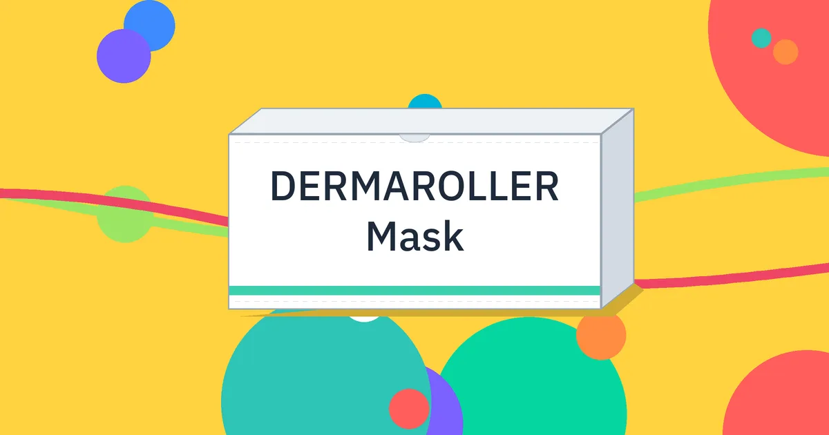 Symbolbild: Packung mit der Aufschrift DERMAROLLER Mask (PZN 20914096) – Verfügbarkeit und Bezug in Apotheken in Frankfurt am Main