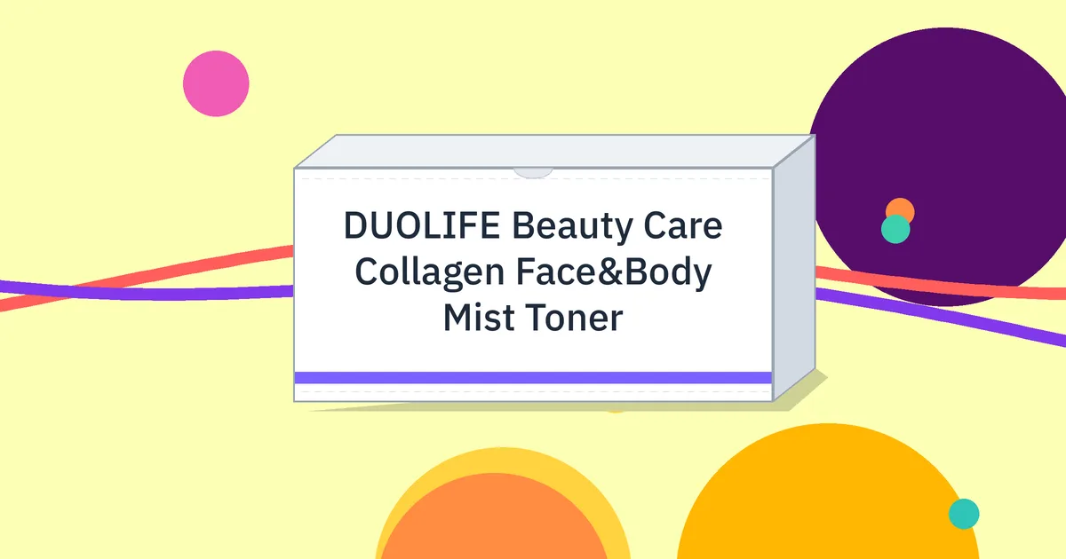 Symbolbild: Packung mit der Aufschrift DUOLIFE Beauty Care Collagen Face&Body Mist Toner (PZN 18159830) – Verfügbarkeit und Bezug in Apotheken in Frankfurt am Main