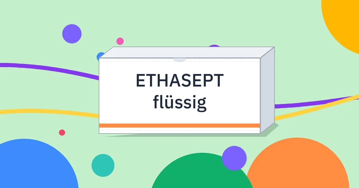 Symbolbild: Packung mit der Aufschrift ETHASEPT flüssig (PZN 09102216) – Verfügbarkeit und Bezug in Apotheken in Frankfurt am Main