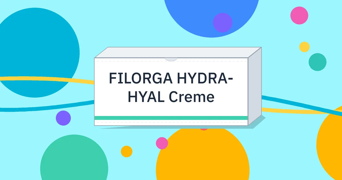 Symbolbild: Packung mit der Aufschrift FILORGA HYDRA-HYAL Creme (PZN 18897930) – Verfügbarkeit und Bezug in Apotheken in Frankfurt am Main