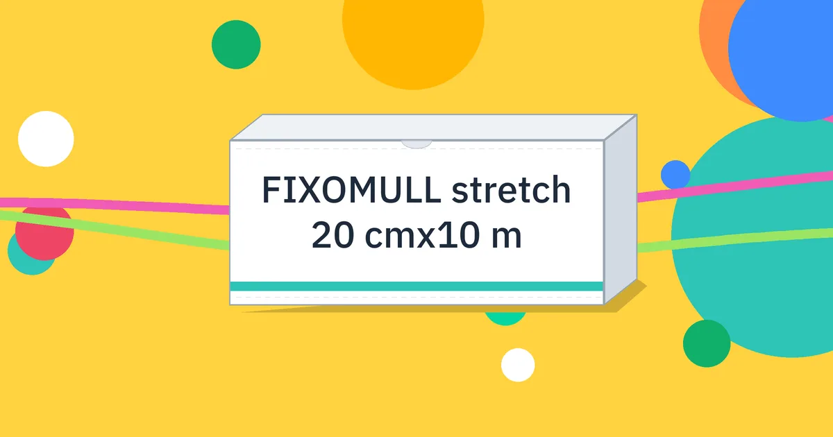Symbolbild: Packung mit der Aufschrift FIXOMULL stretch 20 cmx10 m (PZN 16516289) – Verfügbarkeit und Bezug in Apotheken in Frankfurt am Main
