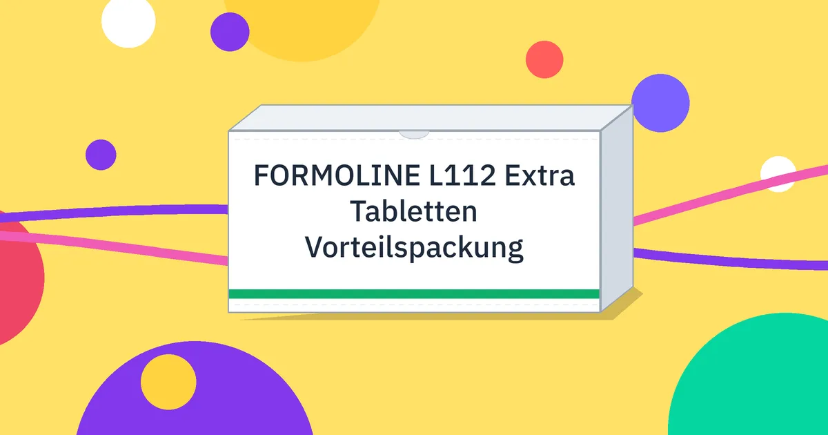 Symbolbild: Packung mit der Aufschrift FORMOLINE L112 Extra Tabletten Vorteilspackung (PZN 16233433) – Verfügbarkeit und Bezug in Apotheken in Frankfurt am Main